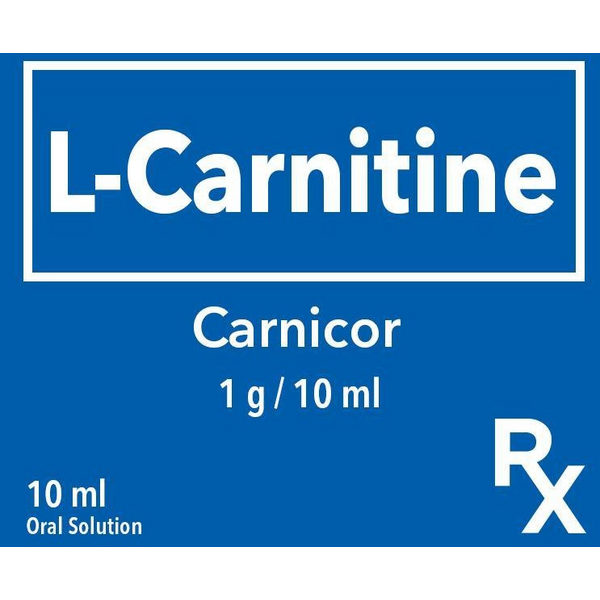 CARNICOR L-Carnitine 10.0% Oral Solution 10mL 1's price in the Philippines | MedsGo Pharmacy