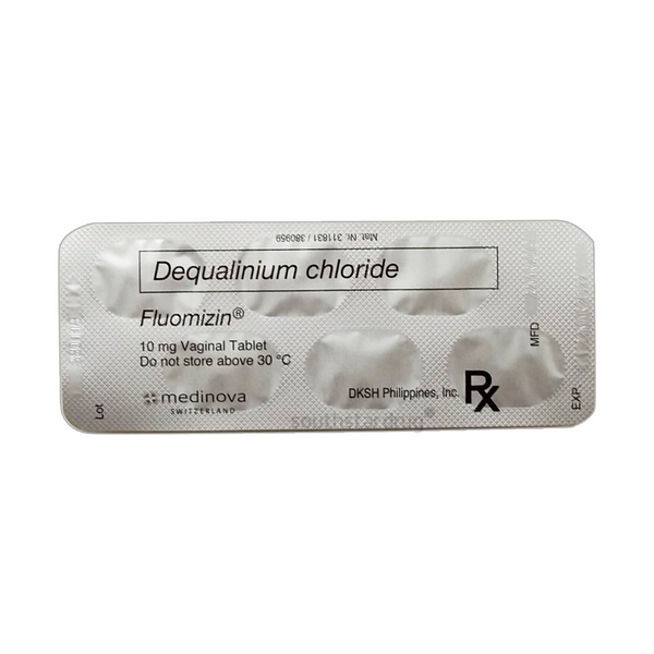 FLUOMIZIN Dequalinium Chloride 10mg Vaginal Tablet 1's price in the ...