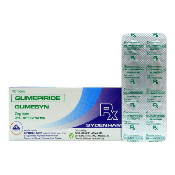 Buy Glimesyn glimepiride 2mg tablet 1's online with MedsGo. Price - from