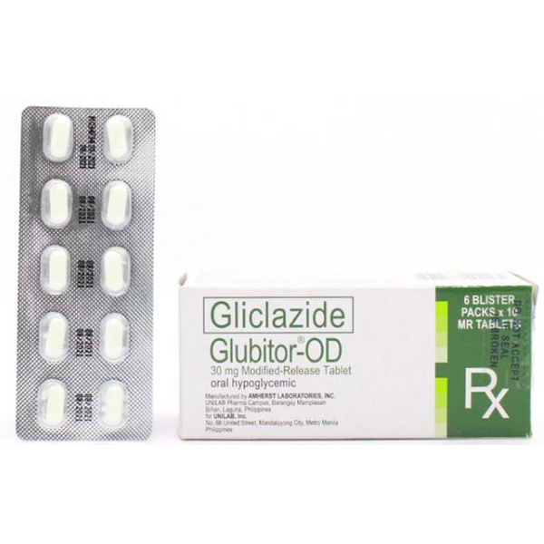 GLUBITOR-OD Gliclazide 30mg Modified-Release Tablet 1's price in the ...