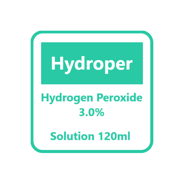 HYDROPER Hydrogen Peroxide 3.0% Solution 120mL price in the Philippines ...