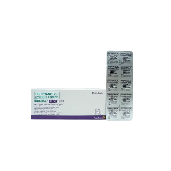 INDERAL Propranolol Hydrochloride 40mg Tablet 1's price in the ...