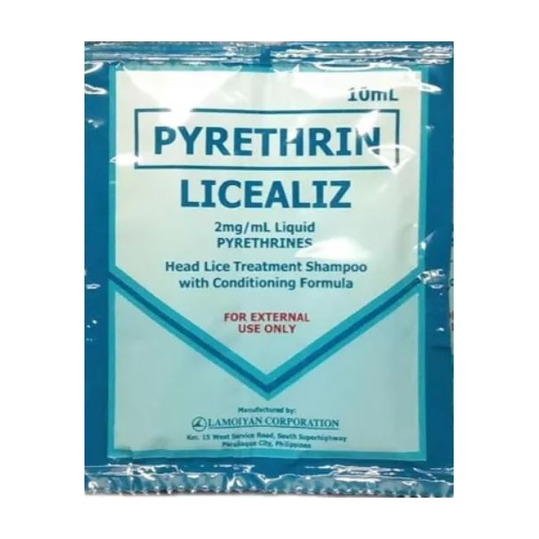 LICEALIZ Pyrethrin 2mg / mL Shampoo 10mL 1's price in the Philippines ...