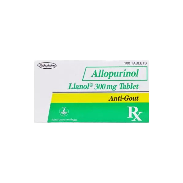 Buy Llanol allopurinol 300mg tablet 1's online with MedsGo. Price - from