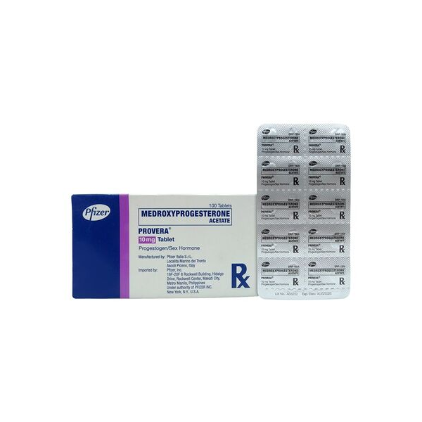 PROVERA Medroxyprogesterone Acetate 10mg Tablet 1's price in the ...