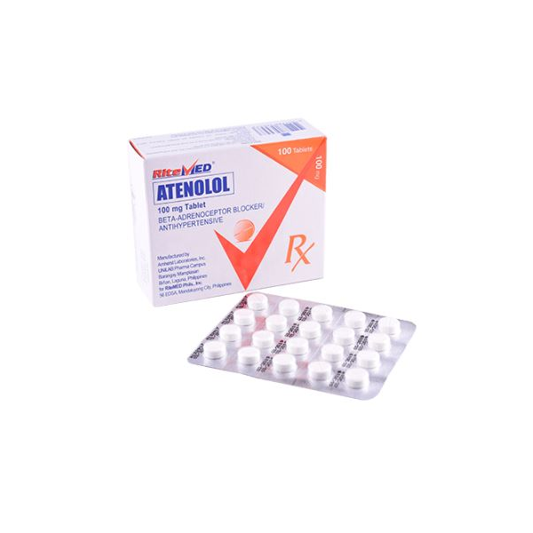 RITEMED Atenolol 100mg Tablet 1's price in the Philippines | MedsGo ...