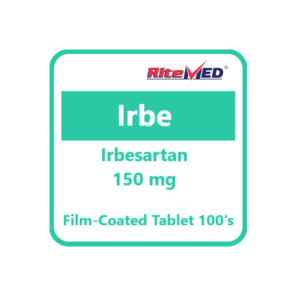 IRBE Irbesartan 150mg Film-Coated Tablet 100's price in the Philippines ...