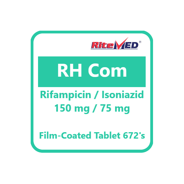RH COM Rifampicin / Isoniazid 150mg / 75mg Film-Coated Tablet 672's ...
