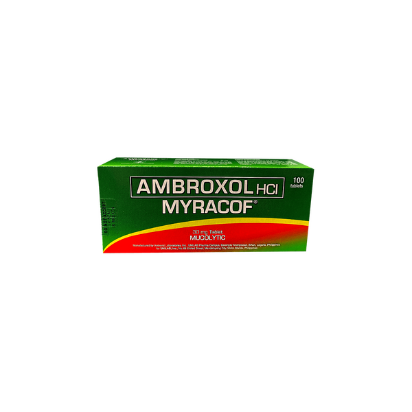 MYRACOF Ambroxol Hydrochloride 30mg Tablet 1's price in the Philippines ...