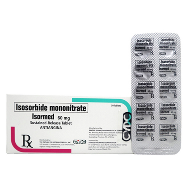 ISORMED Isosorbide Mononitrate 60mg Sustained Release Tablet 1's price ...