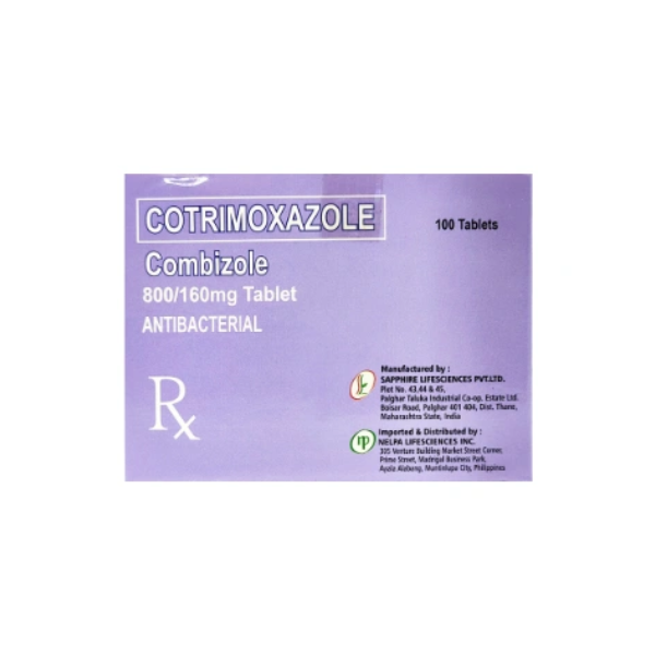 COMBIZOLE Cotrimoxazole 800mg / 160mg Tablet 100's price in the ...