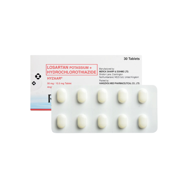 HYZAAR Losartan Potassium / Hydrochlorothiazide 50mg / 12.5mg Tablet 1 ...