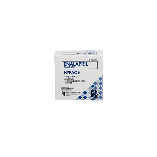 HYPACE Enalapril Maleate 5mg Tablet 1's price in the Philippines ...