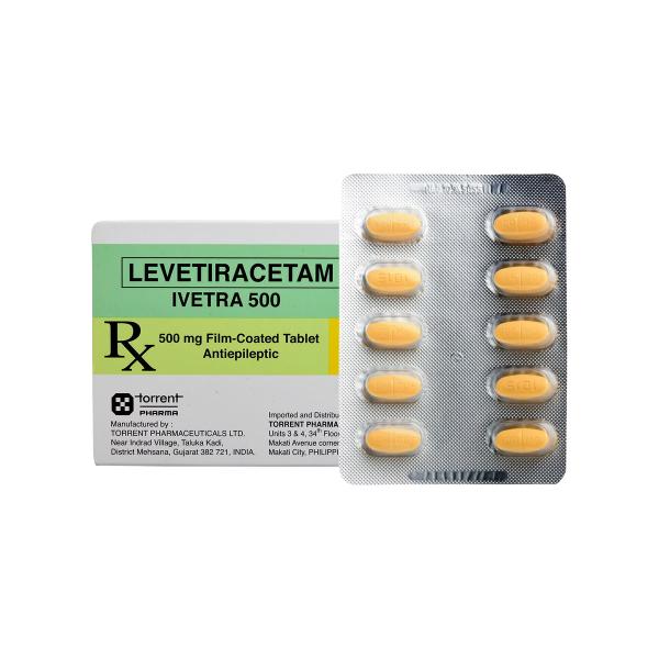 Buy Ivetra 500 levetiracetam 500mg film-coated tablet 1's online with ...