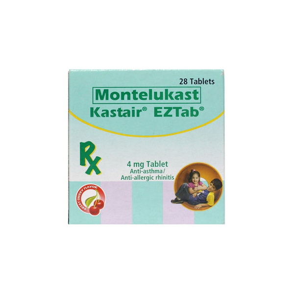 KASTAIR EZ Tab Montelukast 4mg Tablet 1's Cherry price in the ...