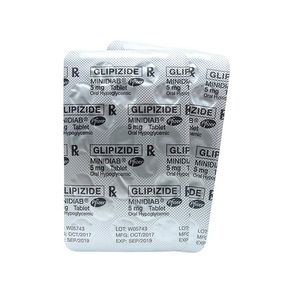 MINIDIAB Glipizide 5mg Tablet 1's price in the Philippines | MedsGo ...