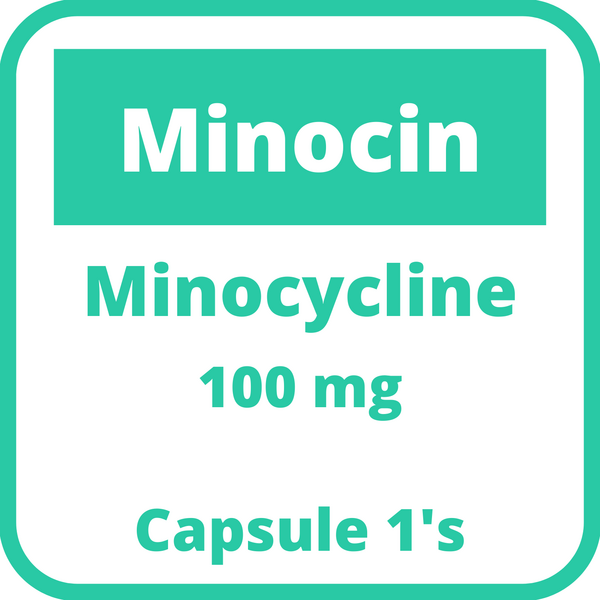MINOCIN Minocycline Hydrochloride 100mg Capsule 1's price in the ...