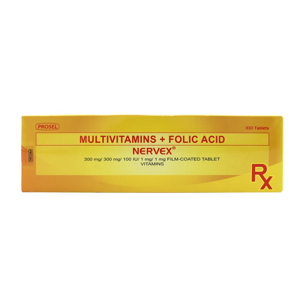 NERVEX Vitamin B Complex / Vitamin E Film-Coated Tablet 1's price in ...