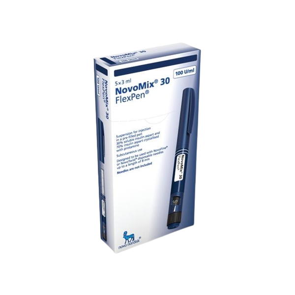 NOVOMIX 30 FLEXPEN Biphasic Insulin Aspart 30 100IU / mL Suspension for ...