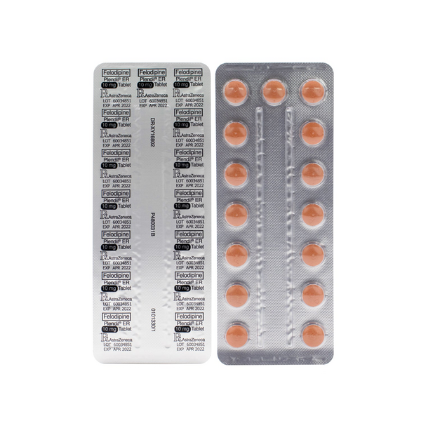 PLENDIL ER Felodipine 10mg Extended-Release Tablet 1's price in the ...