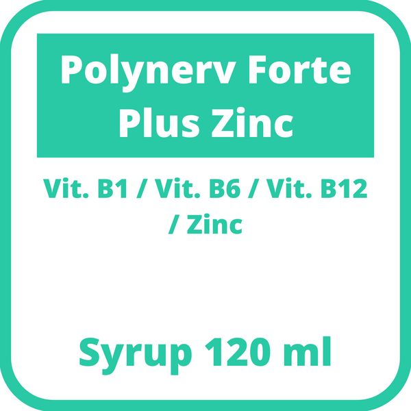POLYNERV FORTE PLUS ZINC Vitamin B Complex / Zinc Syrup 120mL price in ...