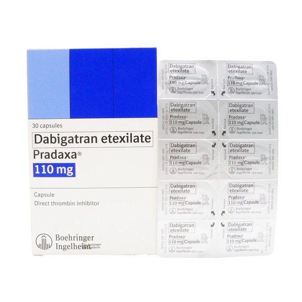 Buy Pradaxa dabigatran extexilate mesilate 110mg capsule 1's online ...