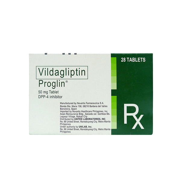 PROGLIN Vildagliptin 50mg Tablet 1's price in the Philippines | MedsGo ...