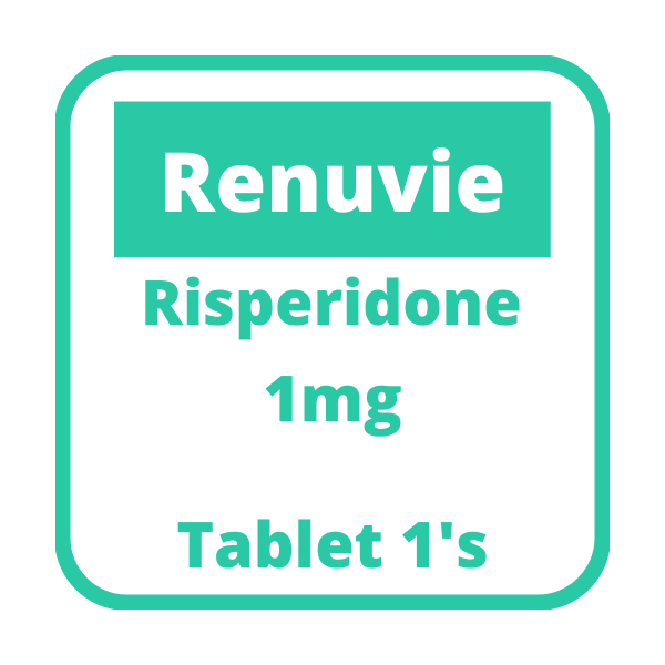 RENUVIE Risperidone 1mg Film-Coated Tablet 1's price in the Philippines ...