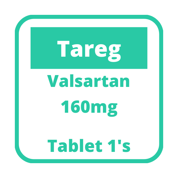 TAREG Valsartan 160mg Tablet 1's price in the Philippines | MedsGo Pharmacy