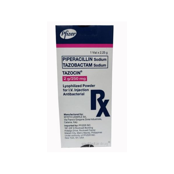 TAZOCIN Piperacillin / Tazobactam 2g / 250mg Lyophilized Powder for IV ...