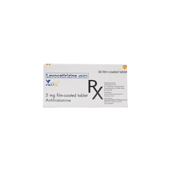 XYZAL Levocetirizine Dihydrochloride 5mg Film-Coated Tablet 1's price ...