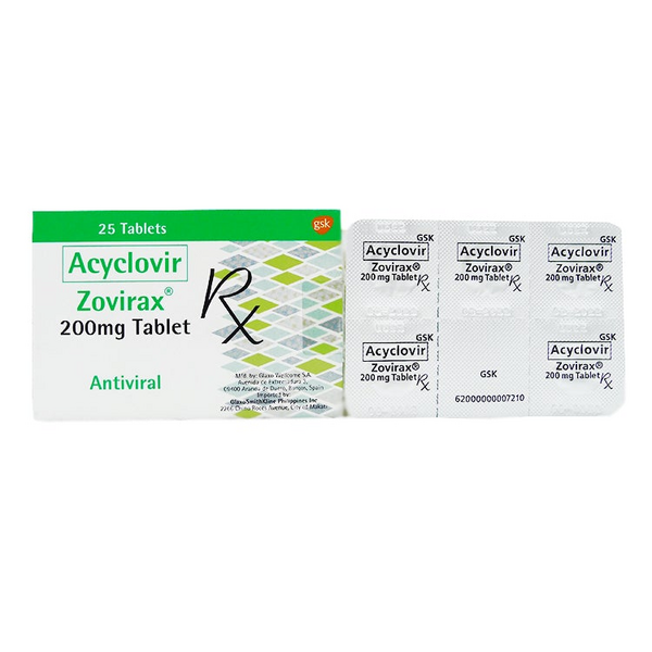 ZOVIRAX Acyclovir 200mg Tablet 1's price in the Philippines | MedsGo ...