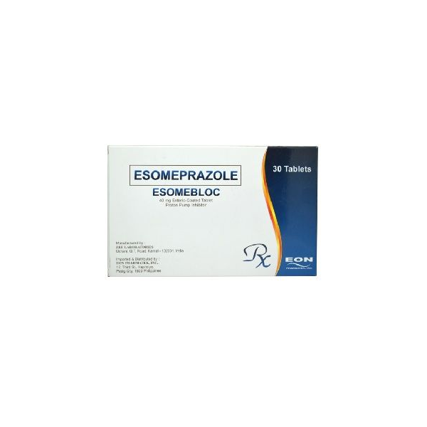 ESOMEBLOC Esomeprazole Magnesium 40mg Enteric-Coated Tablet 30's price ...