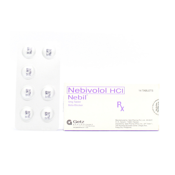 NEBIL Nebivolol Hydrochloride 5mg Tablet 1's price in the Philippines | MedsGo Pharmacy