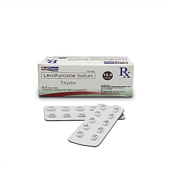 THYDIN Levothyroxine Sodium 12.5mcg Tablet 100's price in the ...