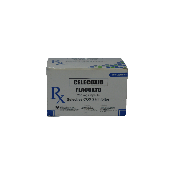 FLACOXTO Celecoxib 200mg Capsule 100's price in the Philippines ...