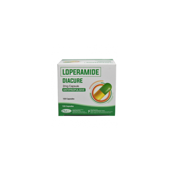 DIACURE Loperamide Hydrochloride 2mg Capsule 100's price in the ...