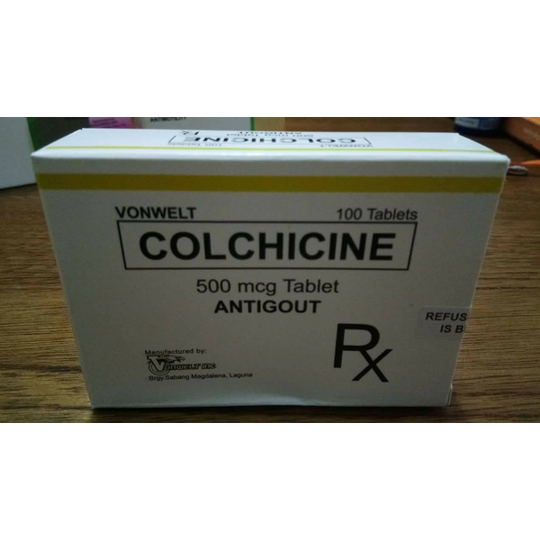 VONWELT Colchicine 500mcg Tablet 100's price in the Philippines ...