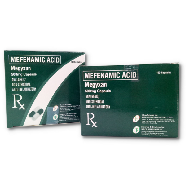 Buy Megyxan mefenamic acid 500mg capsule 100's online with MedsGo ...