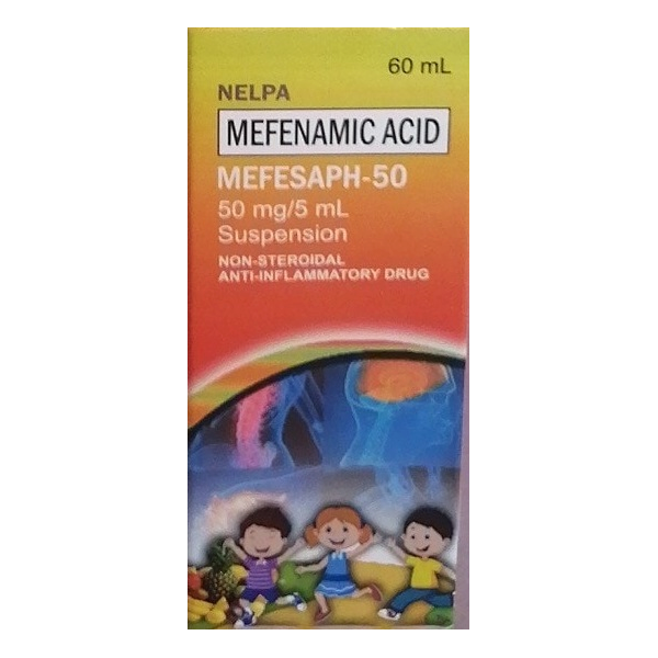 MEFESAPH-50 Mefenamic Acid 50mg / mL Suspension 60mL price in the ...
