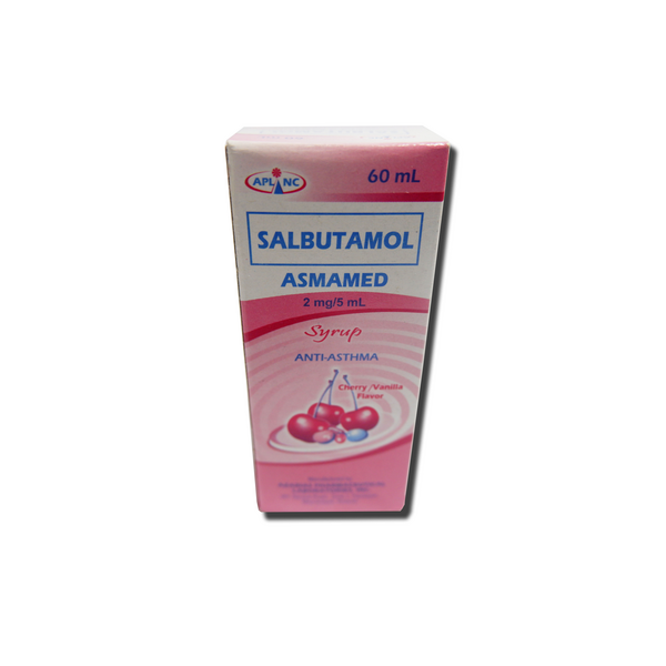 ASMAMED Salbutamol 2mg / 5mL Syrup 60mL Cherry price in the Philippines ...