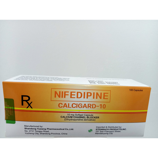 CALCIGARD-10 Nifedipine 10mg SoftGel Capsule 100's price in the ...
