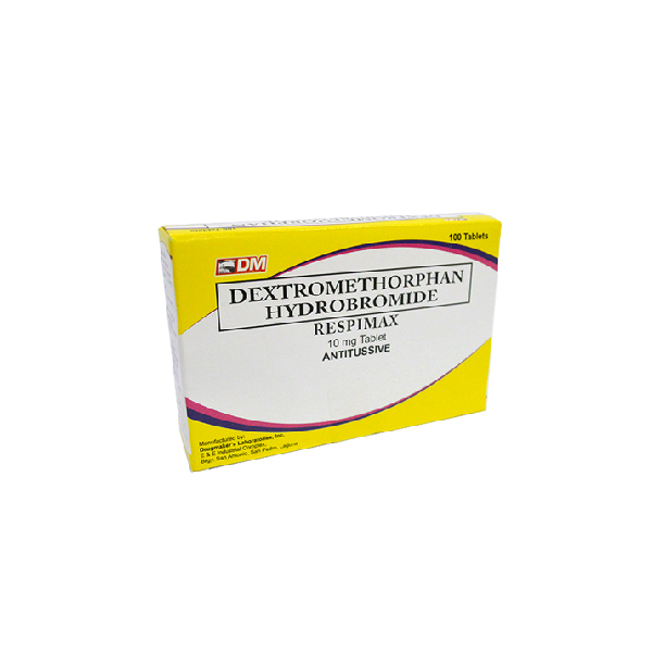 RESPIMAX Dextromethorphan Hydrobromide 10mg Tablet 100's price in the ...