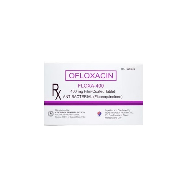 FLOXA-400 Ofloxacin 400mg Film-Coated Tablet 100's price in the ...