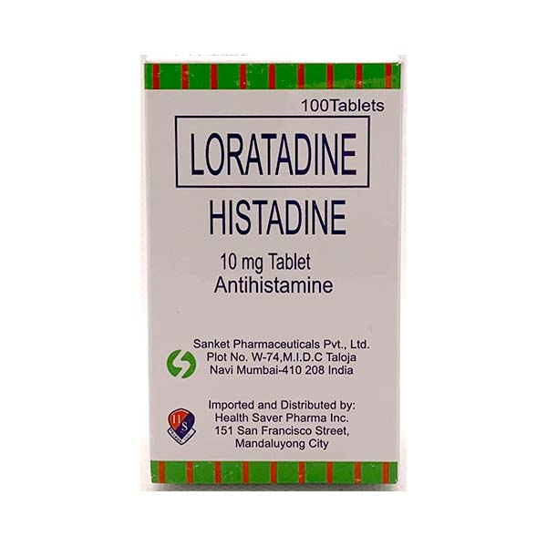 HISTADINE Loratadine 10mg Tablet 100's price in the Philippines ...