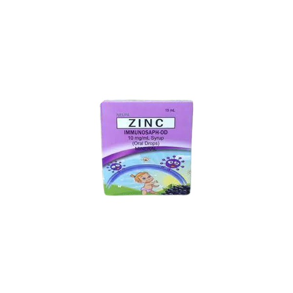 IMMUNOSAPH-OD Zinc 10mg / mL Syrup (Oral Drops) 15mL Grapes price in ...
