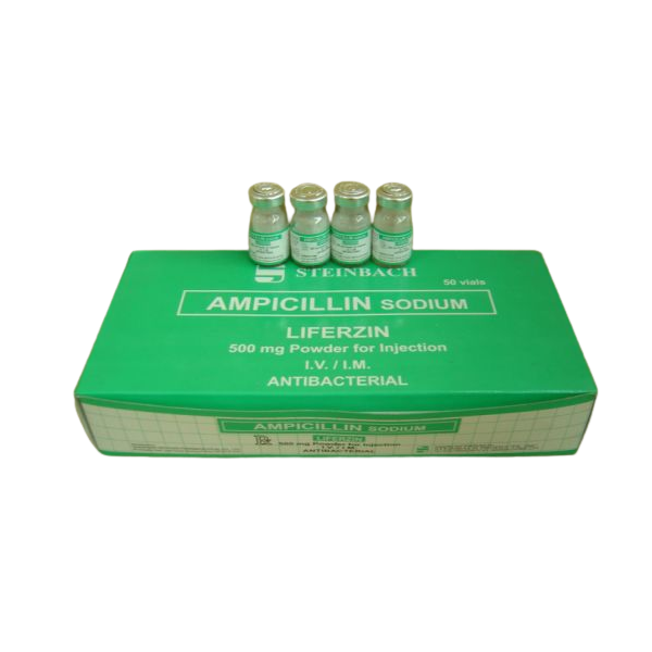 LIFERZIN Ampicillin Sodium 500mg Powder for IM/IV Injection 50's price ...