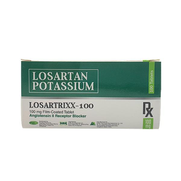 LOSARTRIXX 100 Losartan Potassium 100mg Film-Coated Tablet 100's price ...