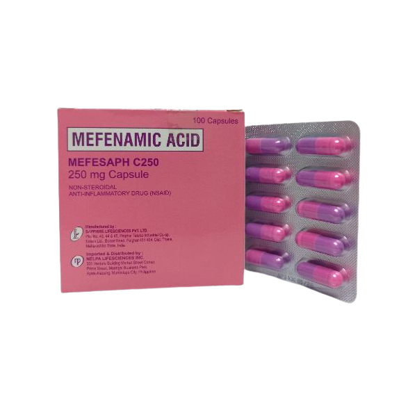 MEFESAPH-C250 Mefenamic Acid 250mg - 1 Capsule price in the Philippines ...