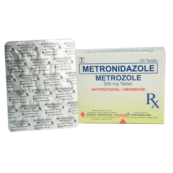 METROZOLE Metronidazole 500mg Tablet 100's price in the Philippines ...